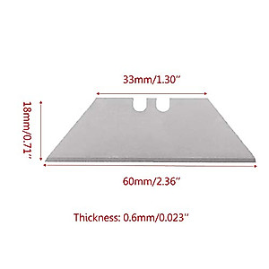 WEUPE Heavy Duty Retractable Utility Knife and Razor Blades with Dispenser - 100 Pack, Safety Box Opener, Cardboard Cutter, Best Utility Knife for Carpenter, Electrician and More, Tool Box Set and Kit