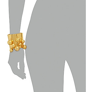 Ben-Amun Jewelry "Gold Ball Collection" Gold Ball Cuff Bracelet
