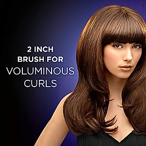 INFINITIPRO BY CONAIR Hot Air Spin Brush Set with 2-Inch AND 1.5-Inch Brushes, Hot Air Spin Dryer Brush