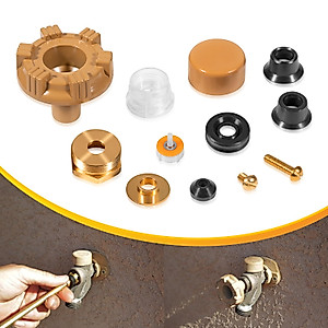 usvehj RK-17MH Repair Kit Metal Handle Replacement for Woodford Model 17 Outdoor Faucet - Frost-Proof Design (12Pcs)