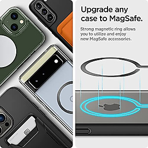 Spigen O-Mag Ring Magnetic Phone Holder Grip Designed for MagSafe Bundle with OneTap Ring Adapter for Mag Safe-Compatibility with EZ-Fit Kit