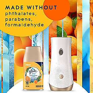 Glade Automatic Spray Refill, Air Freshener for Home and Bathroom, Coastal Sunshine Citrus, 6.2 Oz, 3 Count