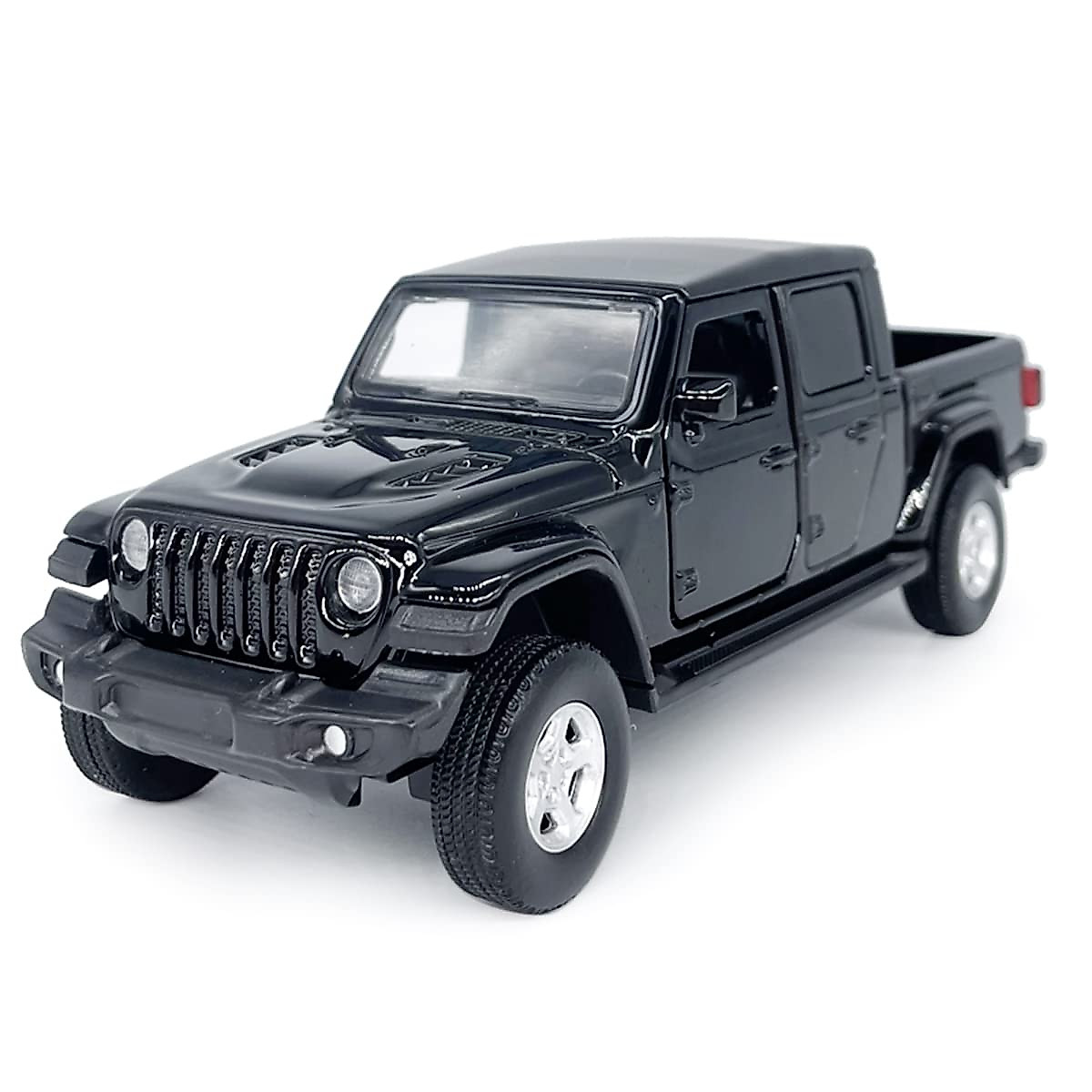 Wrangler Gladiator Toy Trucks for Boys Pickup Truck Diecast Model Car 1/36 SUV Pull Back Toy Cars Vehicle, Doors Open, Alloy Casting Metal, Toys for Kids Birthday Gifts Adults Men Collection