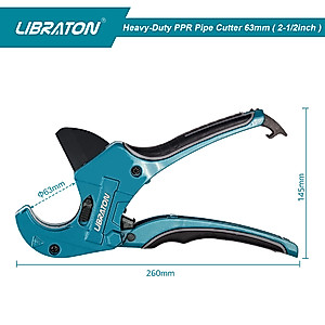 Libraton 1PCs Pipe Cutter Replacement Blade (Up to 2-1/2") for PVC Pipe Cutter for Cutting Pipes of Plastics, PEX, PVC, PPR Plastic Hoses and Plumbing Pipe