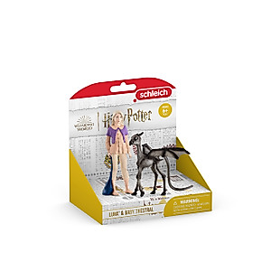 Schleich Wizarding World of Harry Potter 2-Piece Set with Luna Lovegood & Baby Thestral Collectible Figurines for Kids Ages 6+