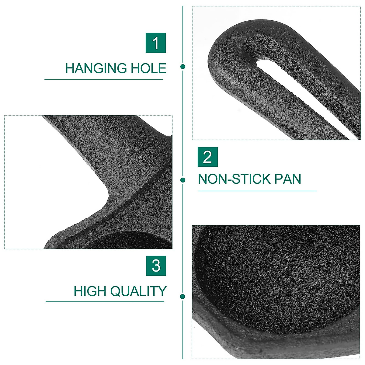 Cabilock Takoyaki Pan 12 Molds Takoyaki Maker Skillet Cast Iron Octopus Meat Ball Mold No- stick Baking Tray for Octopus Balls Pancake