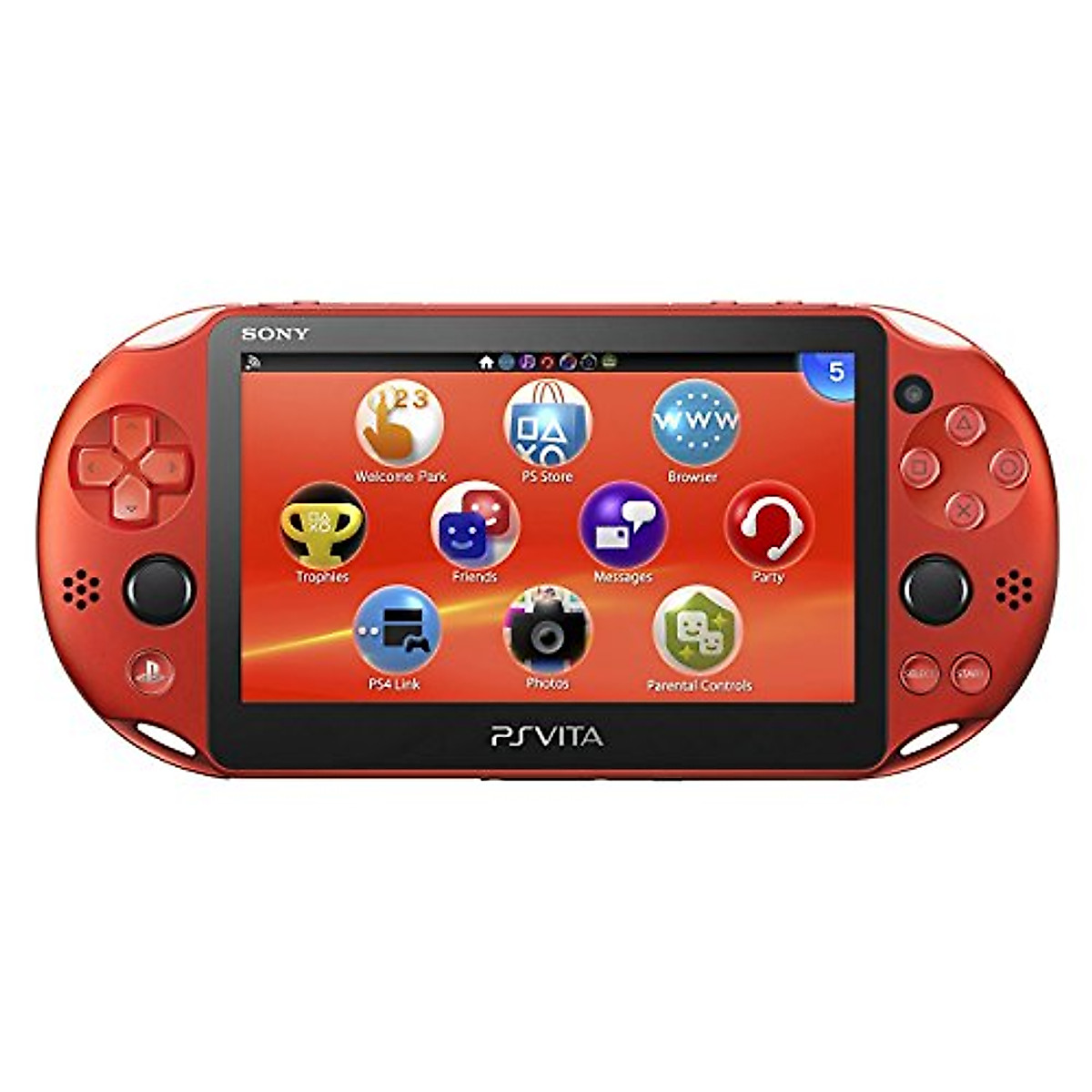PlayStation Vita Wi-Fi Metallic Red PCH-2000ZA26 (Japan Import)