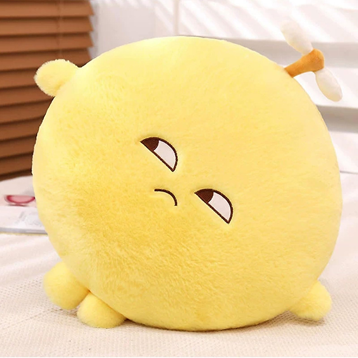 TZMAPU Lemon Plush Pillow, Stuffed Lemon Sofa Cushion, Lemon Doll Toy, Cozy Pillow for Sofa, Office, Cushion, Lounge, Gifts for Kids and Adults(Yellow, 20 inches)