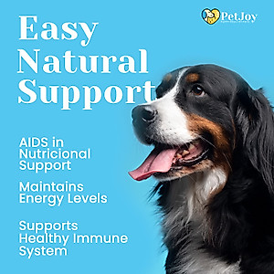 PetJoy - Thrive Daily Multivitamin Soft Chew for Dogs | Energy, Healthy Skin & Coats, and Stronger Bones & Teeth | Complete Daily Health | Pet Vitamins | 60 Count