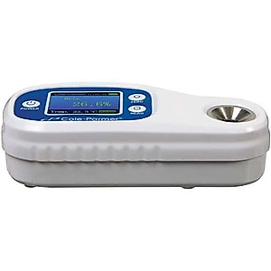 Cole-Parmer Digital Refractometer, 0-95% Brix, 1.3330-1.5400 RI