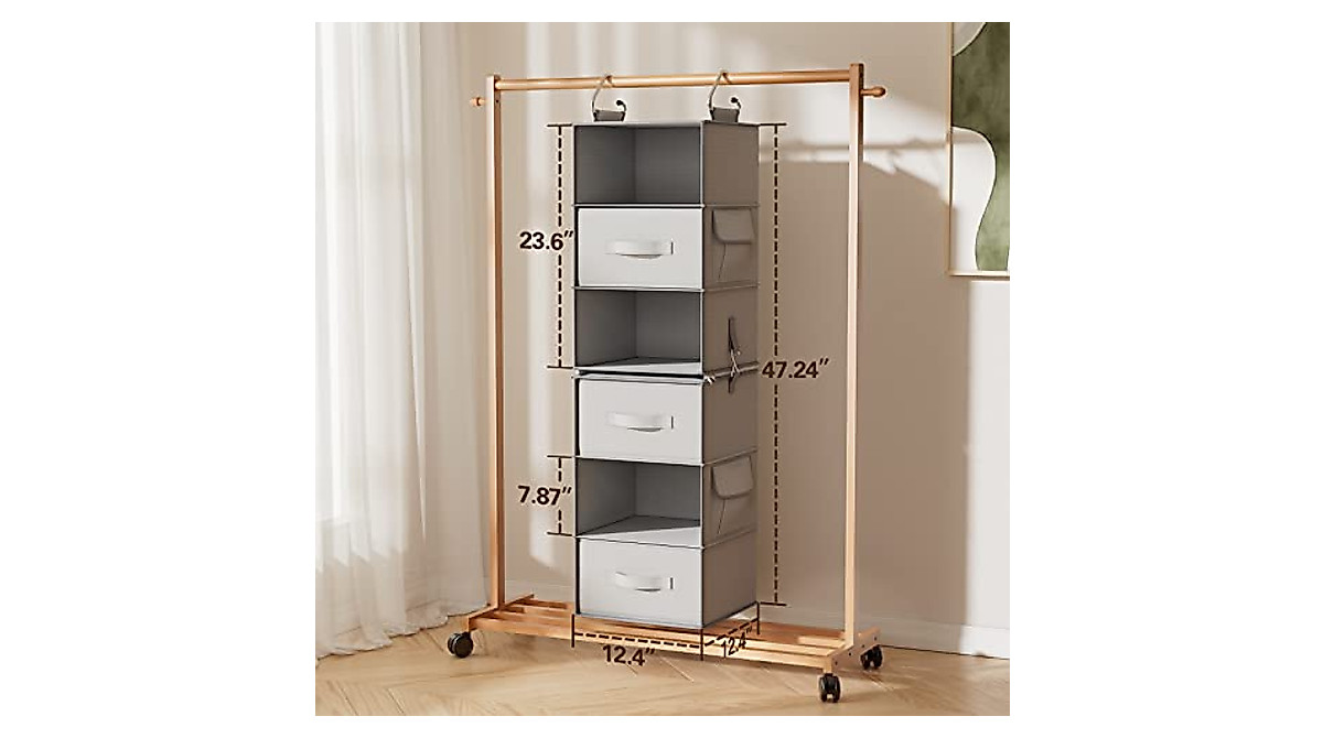 Pipishell 6-Shelf Closet Organizer for Smart Storage
