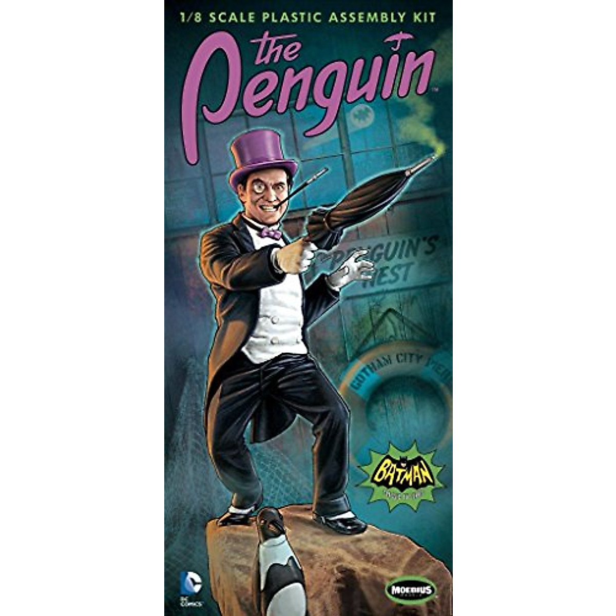 Moebius Models Batman 1966 TV Series Penguin 1:8 Scale Model Kit