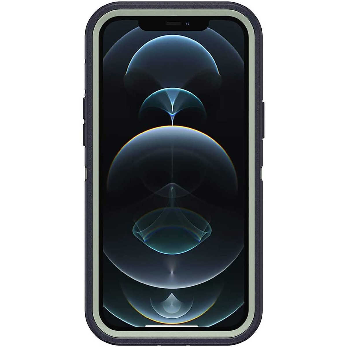 OtterBox DEFENDER SERIES SCREENLESS Case Case for iPhone 12 Pro Max - VARSITY BLUES (DESERT SAGE/DRESS BLUES)