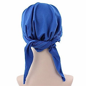 Qhome Womens Rhinestone Head Scarf Head Wrap Chemo Cap Spandex Bandana Du Rag