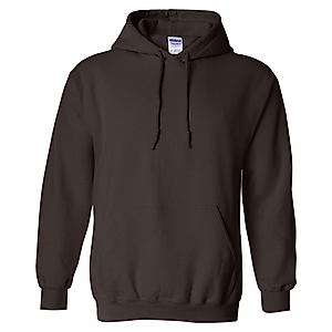 Gildan Adult Heavy Blend? Hooded Sweatshirt (Dark Chocolate) (Small)