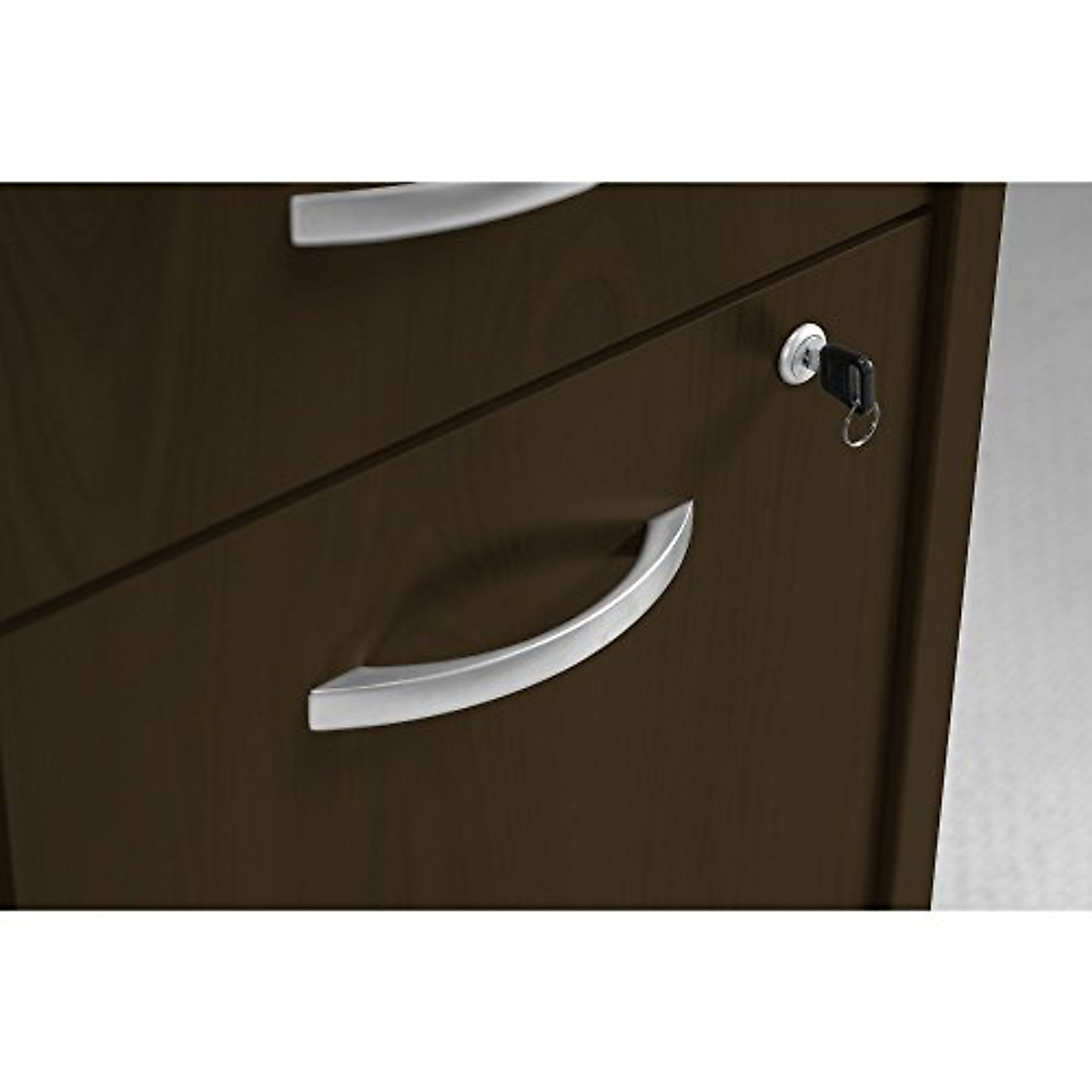 Bush Business Furniture Series C: 3 Drawer Pedestal, Mocha Cherry