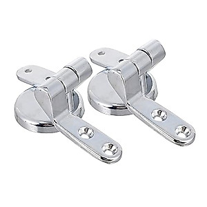 OSALADI Braces Kit 1 Set Toilet Lid Hinge s Toilet Cover Seat Toilet Seats s Toilet Repair Kit Toilet Cover Hinges Toilet Fasteners Toilet Seat Hinge Fitting Water Tank Silver