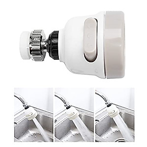 Faucet Sprayer, 360° Rotatable Kitchen Bathroom Rotatable Faucet Nozzle Aerator Adjustable Water Filter Tap for Home Kitchen Bathroom