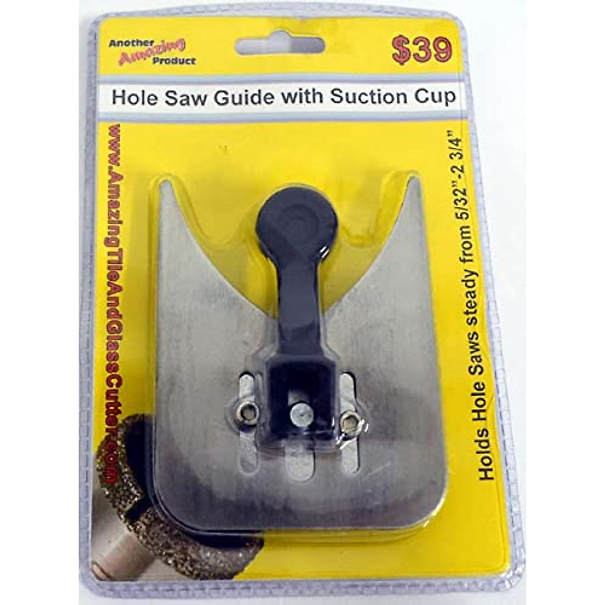 Diamond Drill Bit Holder Diamond Hole Saw Guide is a Diamond Core Drill Holder for Diamond Core Bits Stainless Steel Hole Saw Guide Plate Suction core bit Holder and Drill Guide for Straight Holes