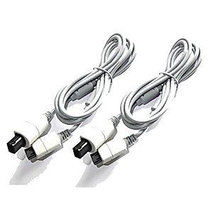 2 x Gamers Gear Sega Dreamcast Controller Extension Cable Lead by Gamers Gear