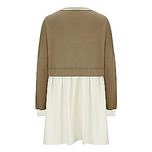 jxsoyen My Orders Placed Oversized Sweatshirt for Women Crewneck Mini Dress Long Sleeve Pullover Tops Relaxed Fit Sweatshirts Trendy Outfits Gifts Cards ropa en ofertas de liquidacion mujer