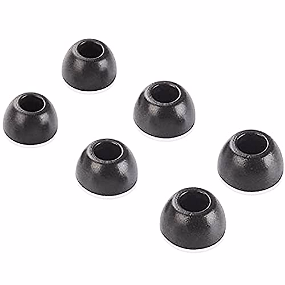 ALXCD Foam Ear Tips Compatible with Momentum True Wireless 2 Earbuds CX400BT Earbuds, S/M/L 3 Sizes 3 Pairs Soft Memory Foam Ear Tips Adapters, Replacement for Momentum CX400BT, Black S M L