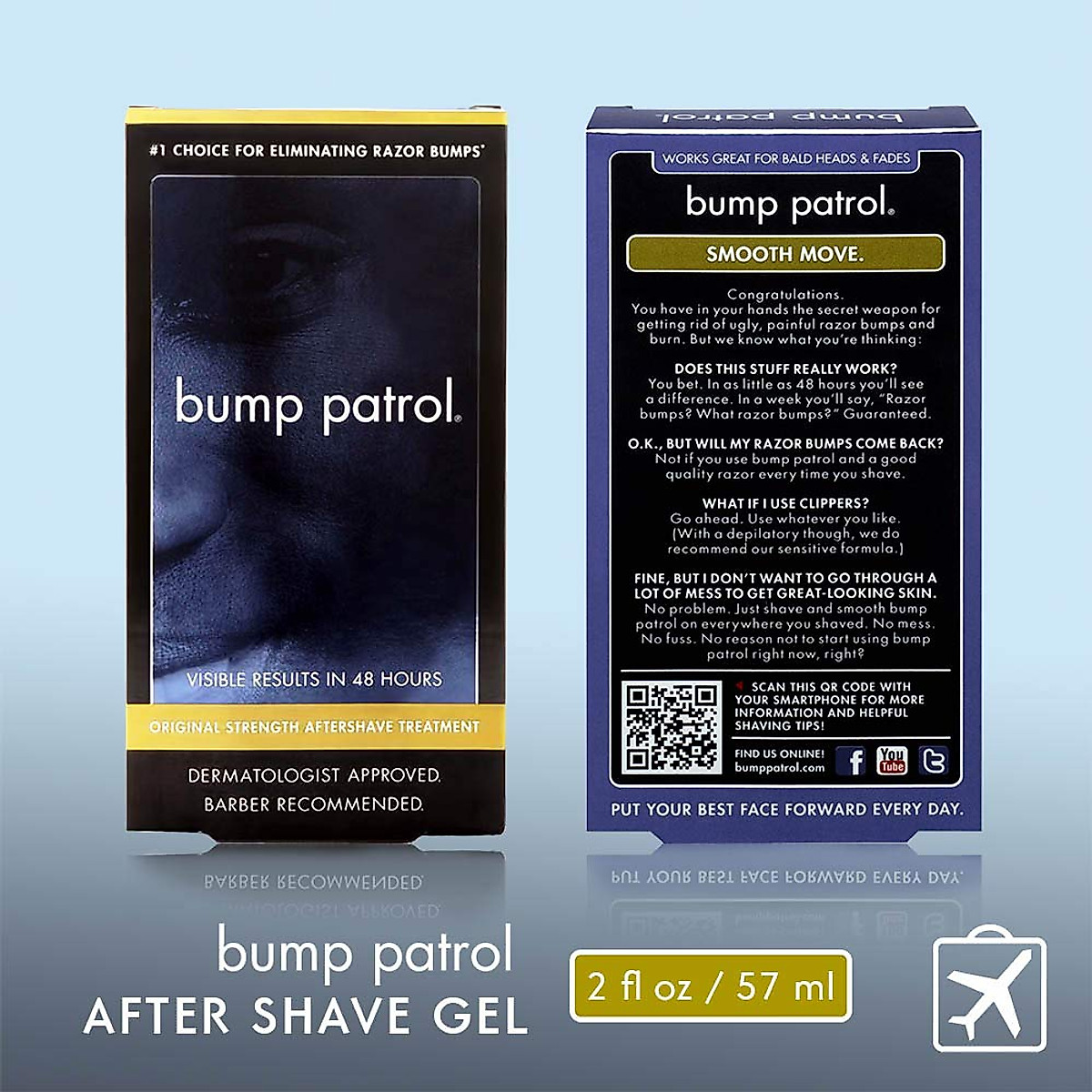 Bump Patrol After Shave 2 Ounce Intense Treatment (59ml) (6 Pack)
