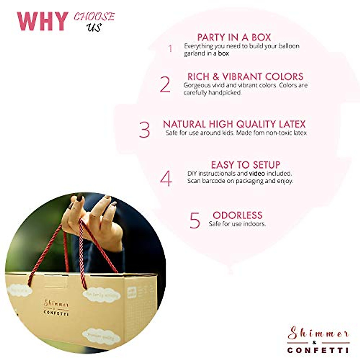 SHIMMER & CONFETTI Premium 16ft Pastel Ice Princess Frozen Inspired Balloon Arch & Garland Kit with Snowflakes, Tying Tools, Balloon Tape, Glue for Birthdays