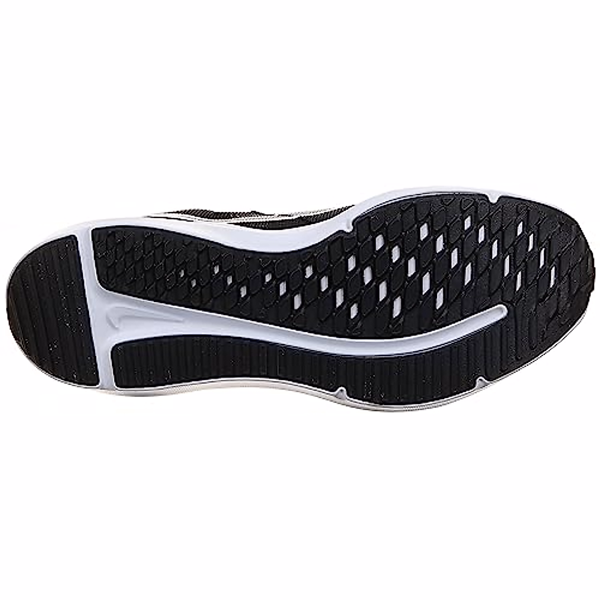 Nike Women's Road Running Shoes Sneaker, Black White Smoke Grey Pure Platinum, 10.5 US