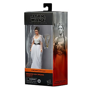 STAR WARS The Black Series Princess Leia Organa (Yavin 4) Toy 6-Inch-Scale A New Hope Collectible Action Figure, Kids 4 and Up F1876