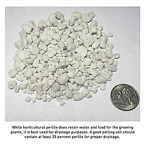 Norcal Perlite Horticultural Organic Certified Premium Screened Coarse – Garden Indoor Outdoor Plants – Soil Additive Better Aeration and Drainage - 4 Cubic Feet (103 Quarts) 1 Bag