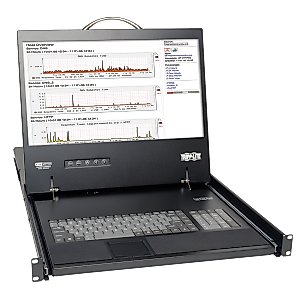 Tripp Lite B070-016-19 16 Port NetCommander Console Cat5 KVM Switch with 19" LCD