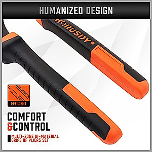 HORUSDY 2-Pliers Groove Joint pliers Set, 8 & 10-Inch Adjustable Water Pump Pliers