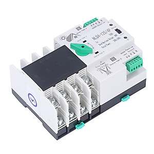 Dual Power Automatic Transfer Switch AC 400V 4P 100A ATS PC Automatic Changeover Toggle Switch Double Transfer Switch for Municipal Electricity UPS Inverter Solar