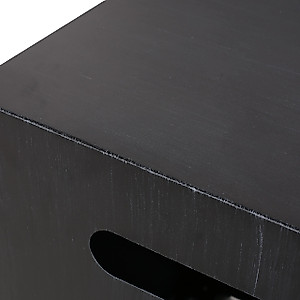 Christopher Knight Home 318047 Wellington Tank Holder, Black + Brushed White