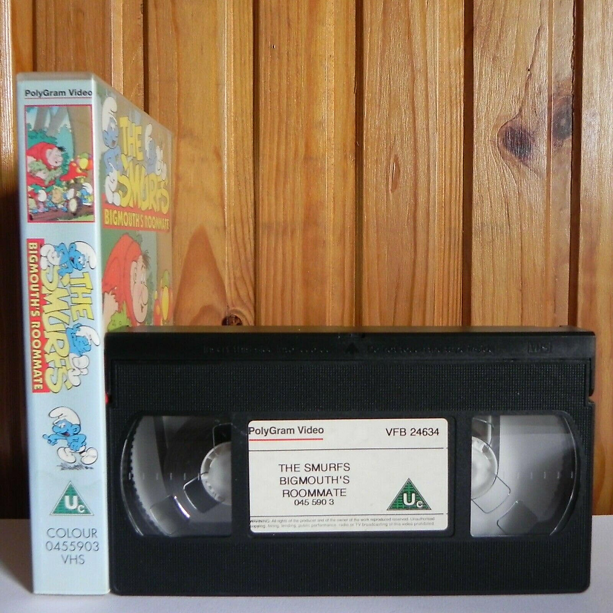 The Smurfs: Bigmouth's Roommate - Animated - Adventures - Children's - Pal VHS
