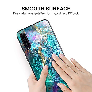 BENTOBEN Case for Samsung Galaxy A50 / A50s / A30s Case (2019), Slim Fit Glow in The Dark Soft Flexible Bumper Protective Shockproof Anti Scratch Cases Cover for Samsung Galaxy A50, Mandala in Galaxy
