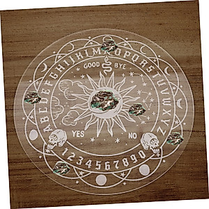 Pendulum Dashboard Divination Pendulum Board Divination Message Board Table Divination Board Divination Tools Decorative Divination Board Acrylic Board Pendulum Board Decoration