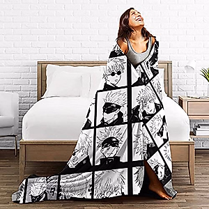 Gojo Satoru Soft and Comfortable Warm Fleece Blankets Beach Blanket Picnic Blankets Throw Blankets (60"x50")
