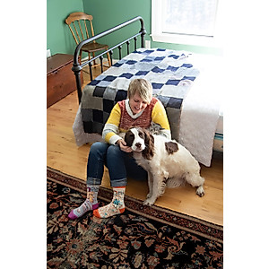 Blue Q Women's Funny Crew Socks - Friends, Family, and Pets