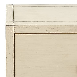 SAFAVIEH Home Collection Sadie Contemporary Antique White 2-Drawer Console Table (Fully Assembled)