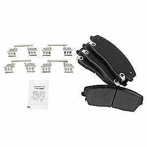 South Mud Bay Front Metallic Brake Pad & Rotor Left Right Kit Compatible with Wagon BKA10629