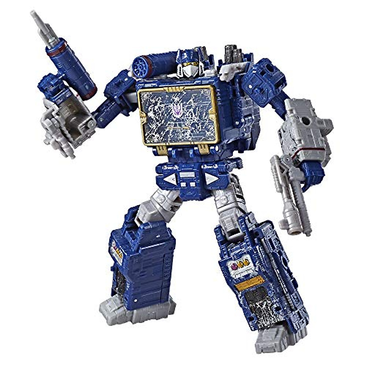 Transformers Toys Generations War for Cybertron Voyager Wfc-S25 Soundwave Action Figure - Siege Chapter - Adults & Kids Ages 8 & Up, 7"