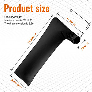 Table Saw Dust Collector Bag Compatible for Bosch/Dewalt/Ryobi/Makita/Porter Cable/Craftsman/RIGID/Metabo/Kobalt/Skilsaw/Delta (10" Tablesaws with 2.5" Dust Port)-1Pack
