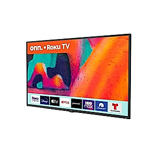 ONN 42-Inch Class Full HD (1080p) LED Smart TV Compatible with Netflix, Disney+, Apple TV, HBO + Free Wall Mount (No Stands) 100068372 (Renewed)