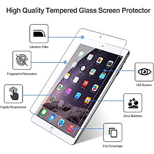 ProCase 2 Pack for 7.9” iPad Mini 1 2 3 Screen Protectors, Tempered Glass Film Guard for iPad Mini 1st, Mini 2nd, Mini 3rd Gen