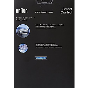 Braun Smart Control 190s-1 Electric Foil Shaver for Men, Electric Men's Razor, Razors, Shavers, Cordless Shaving System