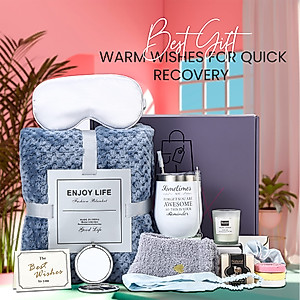 Get well soon gift for women|11 pcs care package for women | Thinking of you get well gifts for women after surgery - Unique Birthday gift - Get well gifts for woman after surgery