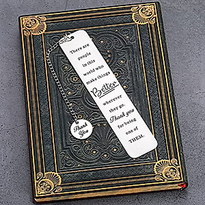 Thank You Gifts Christmas Gifts for Women Men Bookmark Coworker Employee Appreciation Gifts for Boss Male Inspirational Retirement Going Away Leaving Gifts Ideas for Teachers Office Birthday Retired