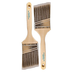 Pro Grade - Paint Brushes - 2Ea 3" Angle Brushes
